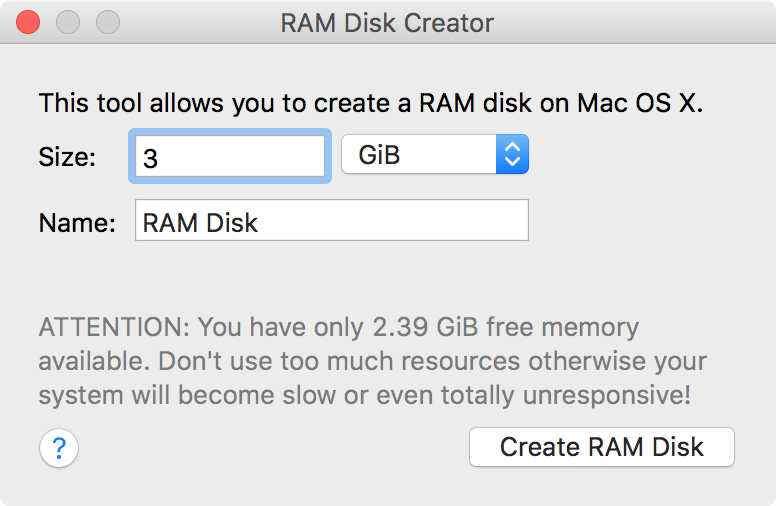 在 macOS 建立 Ram Disk 沒有比這更簡單的方法了 « 有．專業